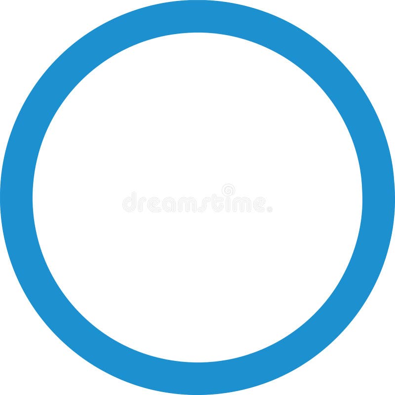 Cadre bleu-clair de cercle illustration stock. Illustration du symbole ...