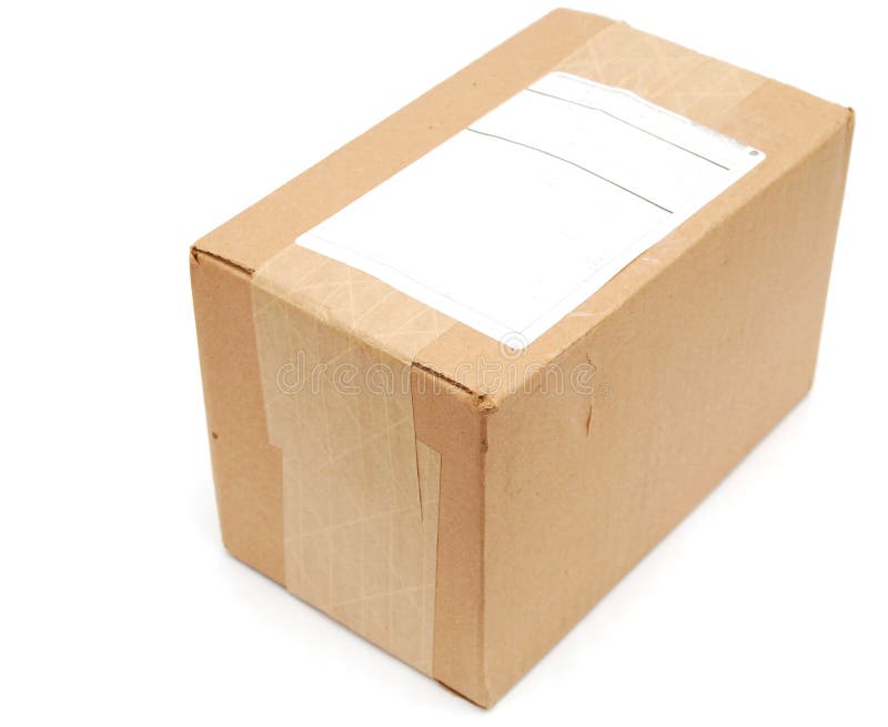 Le Carton De Cadre a Endommagé Image stock - Image du cassable ...