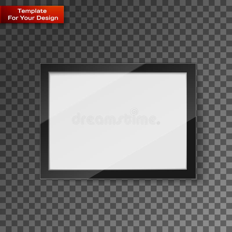 Cadre De Digital Sur Le Fond Transparent Illustration de Vecteur ...