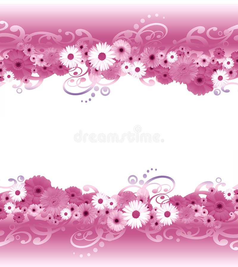 Ligne de fleur illustration stock. Illustration du gerber - 4886603