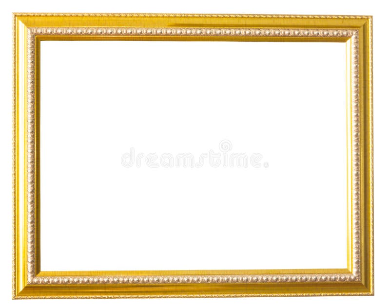 Cadre de tableau d'or image stock. Image du fond, classique - 23896823