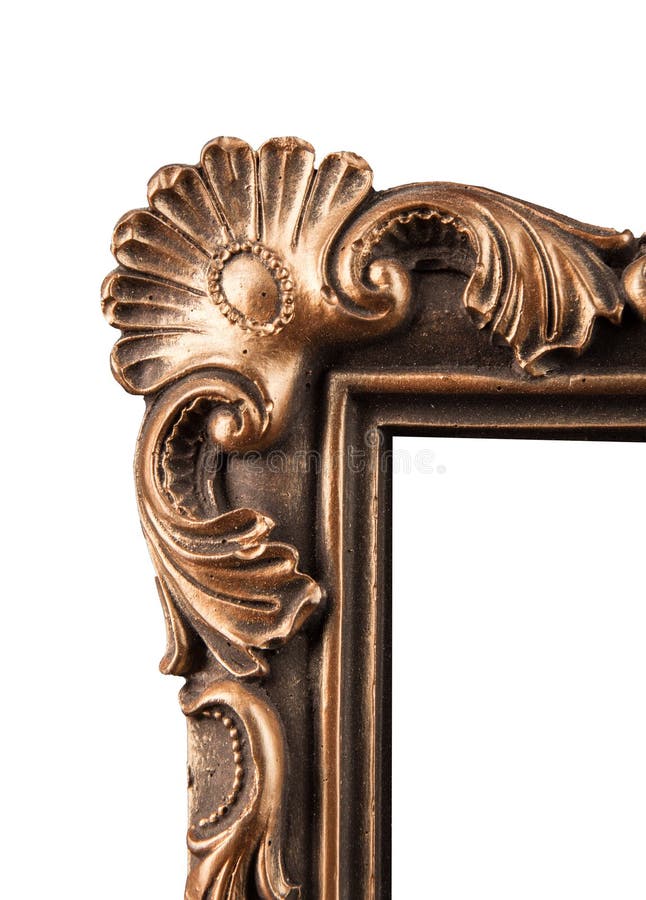 Cadre De Tableau Handcrafted De Vintage Image stock - Image du baroque ...