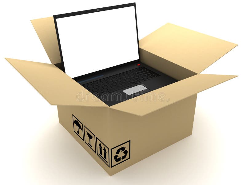 Cadre et PC illustration stock. Illustration du cadre - 17946916