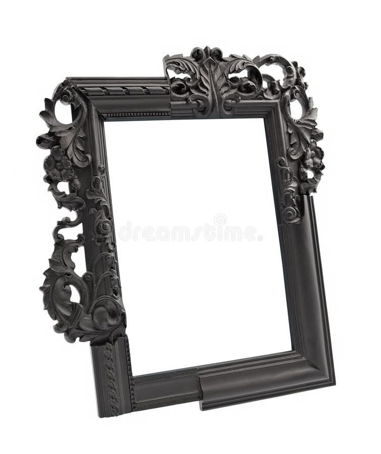 Cadre Gothique Noir De Vintage Image stock - Image du ornemental ...