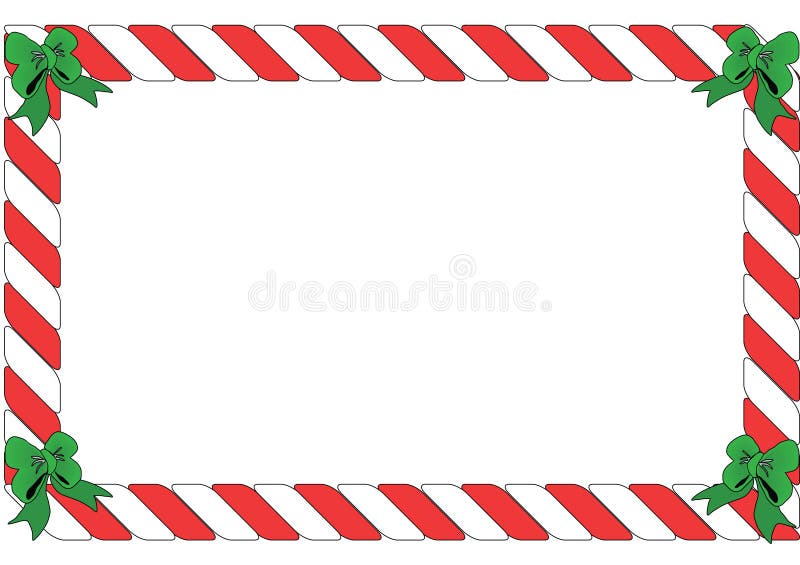 Cadre Rouge Et Vert De Bande Image stock - Image du rouge, cadeau: 6554653