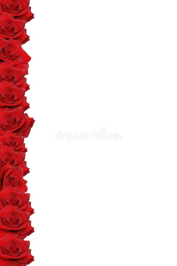 Cadre rose de rouge image stock. Image du doux, mariage - 3522241