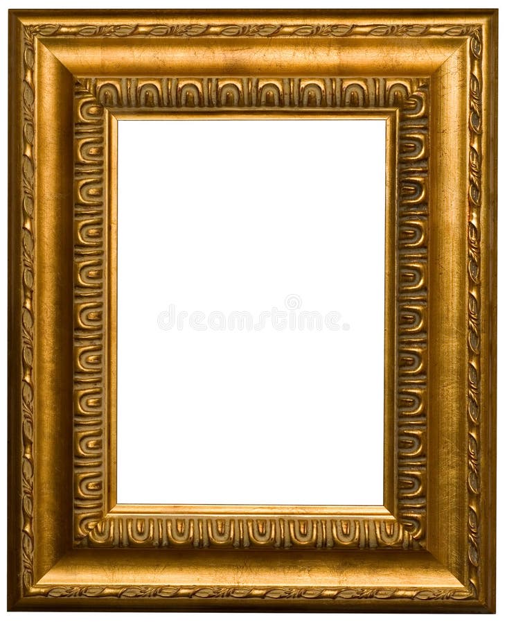 Cadres de tableau d'or photo stock. Image du illustration - 11690746