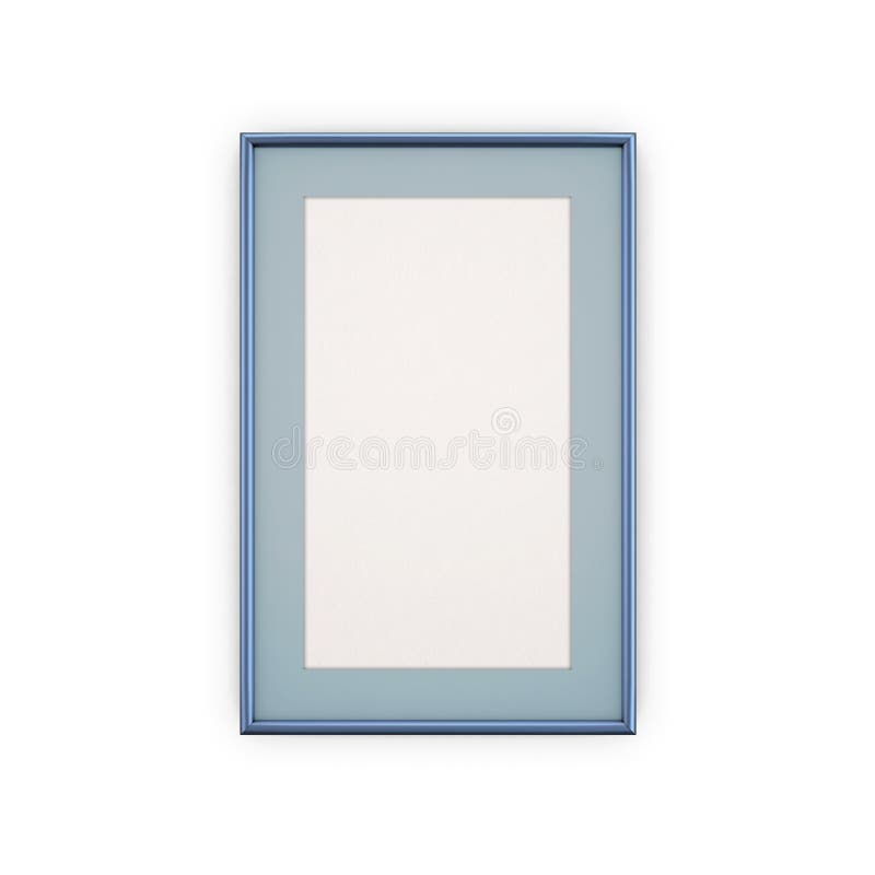 Cadres De Tableau Et Photos Bleus Illustration Stock - Illustration du ...