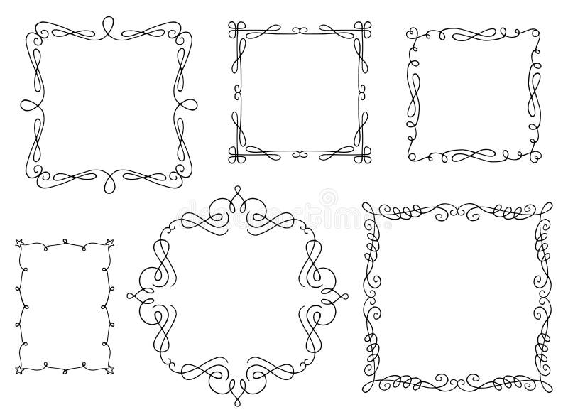 Cadres des textes illustration de vecteur. Illustration du moderne ...