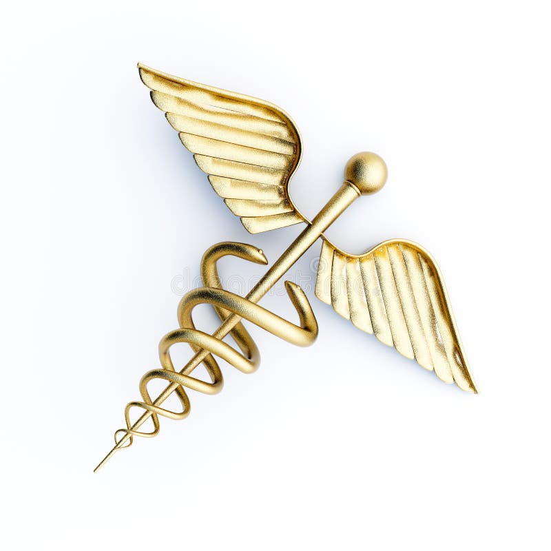 Caduceo stock de ilustración. Ilustración de ayuda, medicina - 29508363