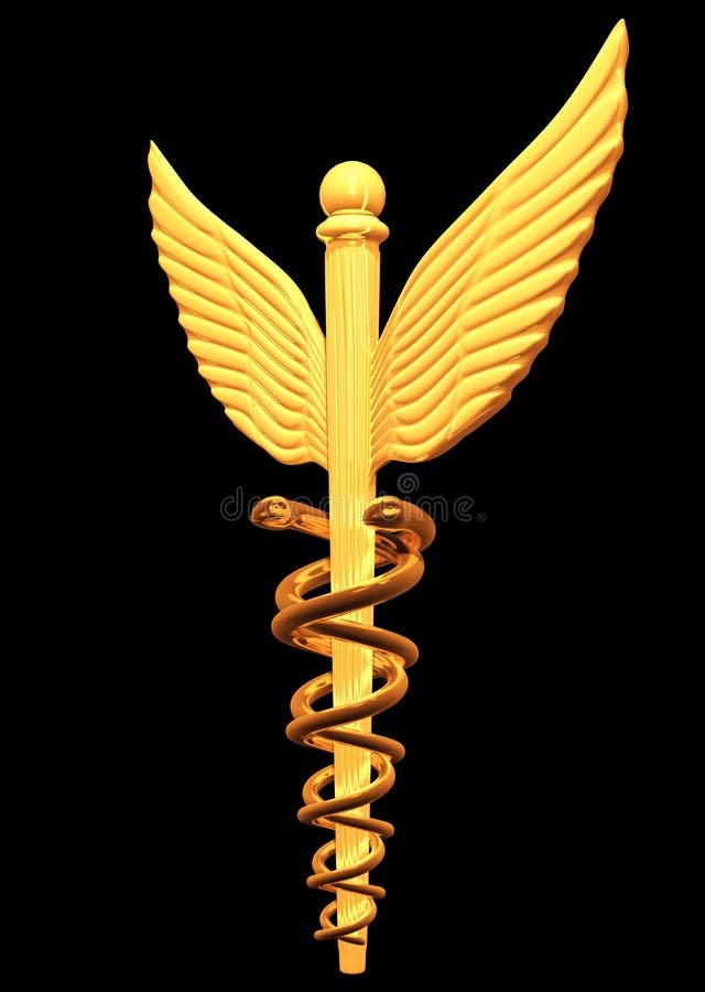 Caduceus stock photo. Image of golden, caduceus, antique - 30797294