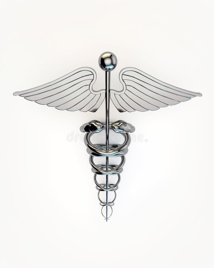 Caduceus Medical Symbol stock illustration. Illustration of medicine ...