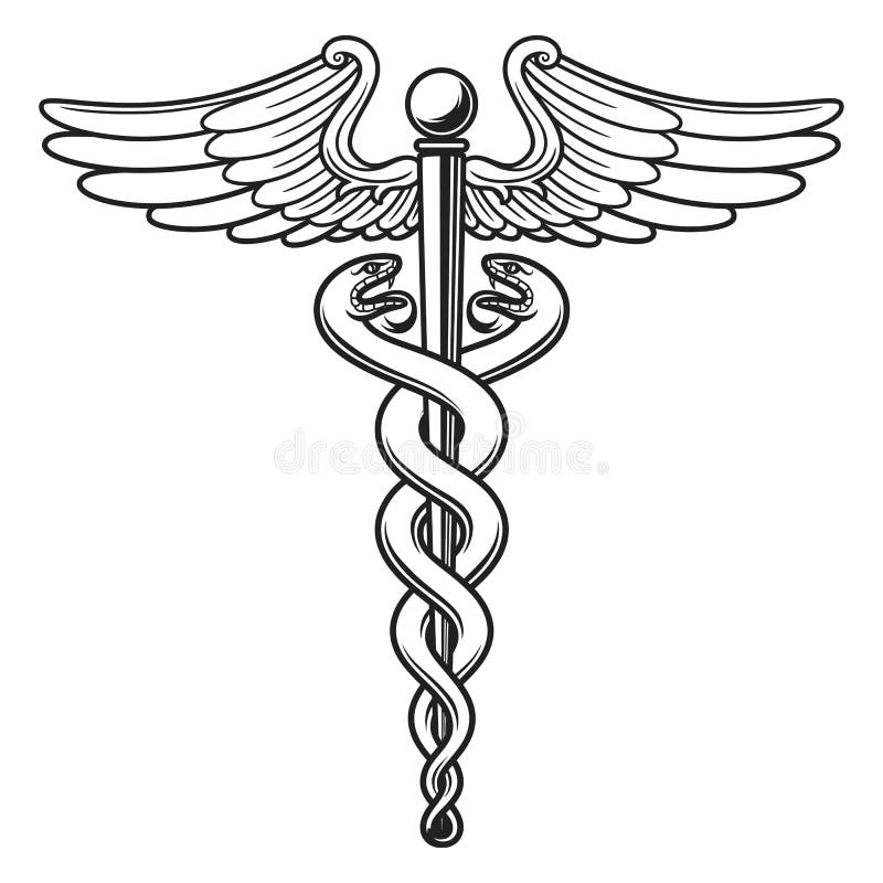 Medical Caduceus Asclepius Sign Stock Illustrations – 473 Medical ...