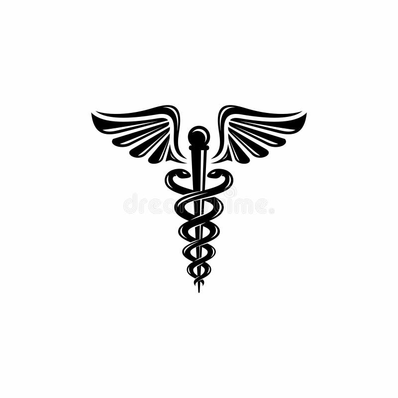 Caduceus logo design stock vector. Illustration of element - 269238369