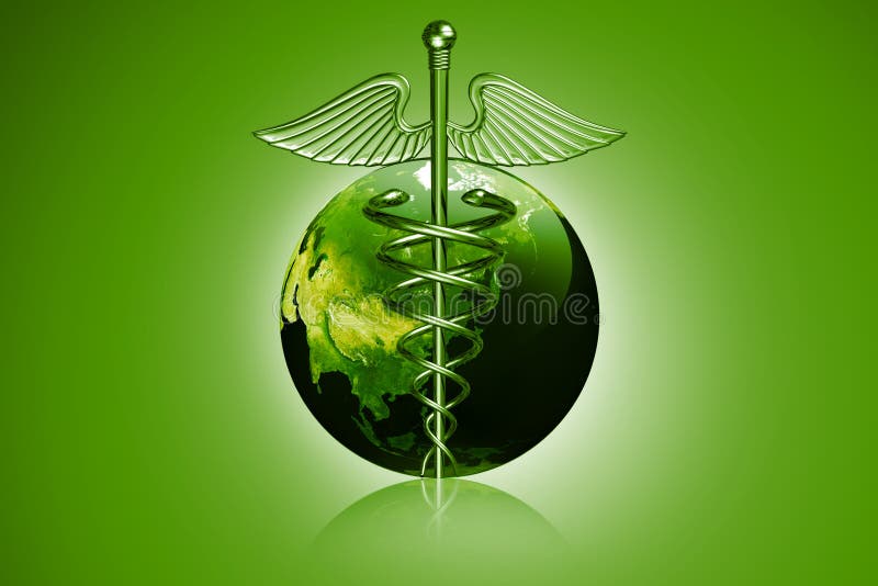 Caduceus Medical Symbol Green Stock Illustrations – 1,201 Caduceus ...