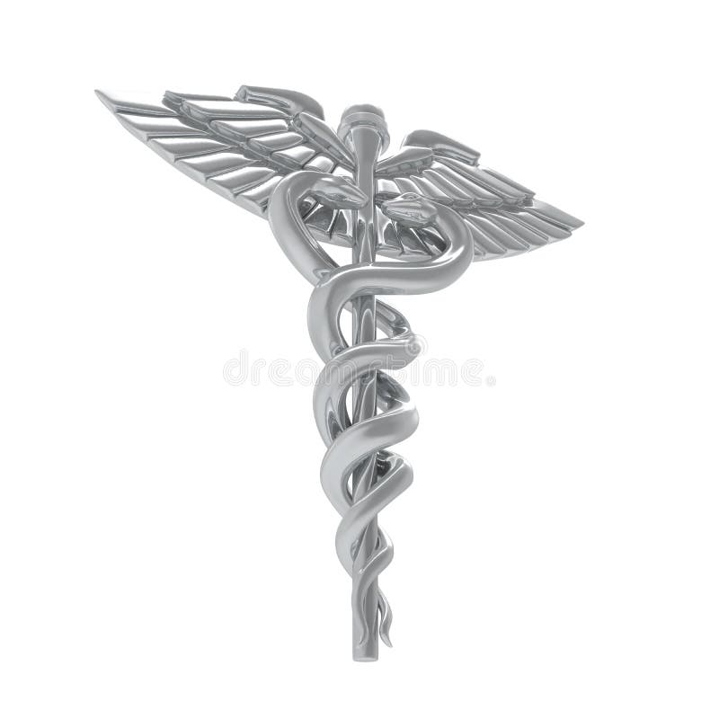 Caduceus Medical Symbol stock illustration. Illustration of heal - 75828768