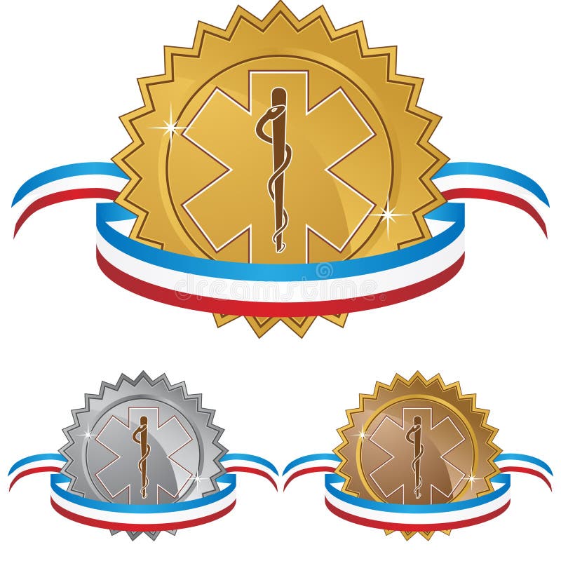 Caduceus Medical Symbol - Label Single Snake Stock Vector ...