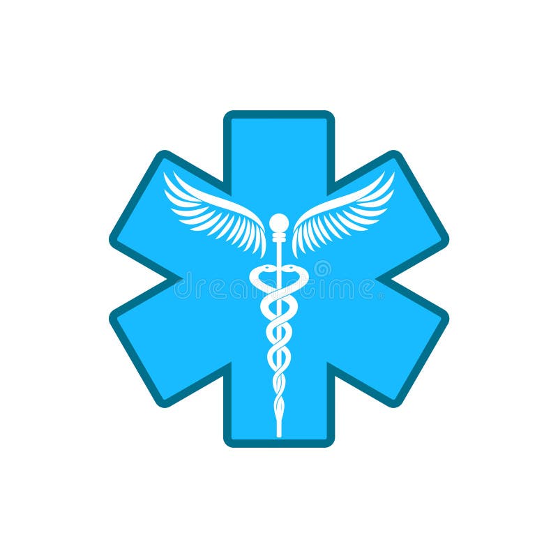 Caduceus - Ilustração Do Vetor Do Símbolo Da Medicina Ilustração do ...