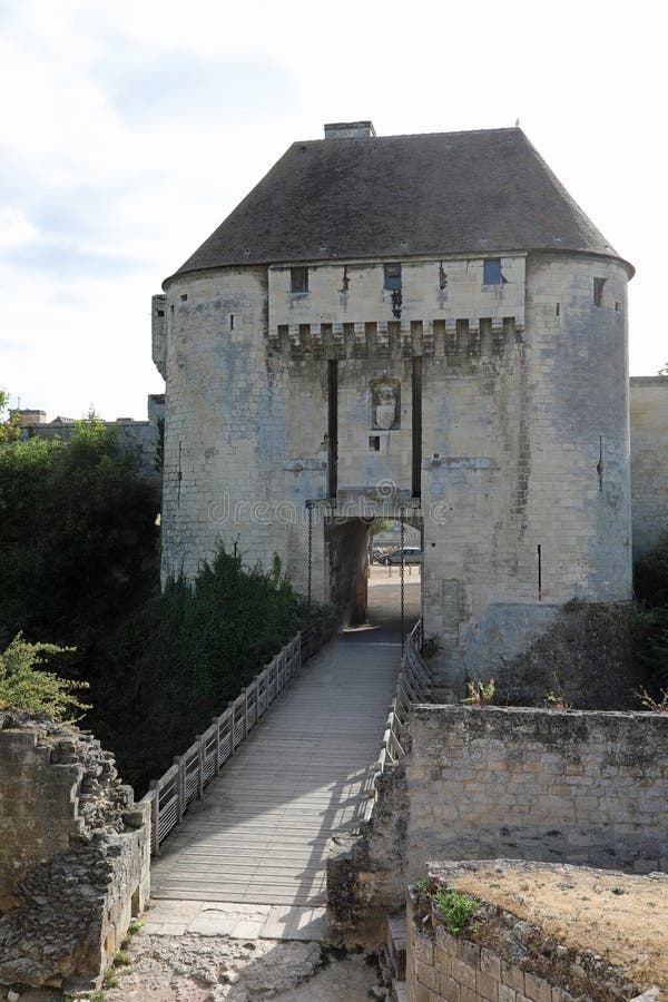 Caen,CA, France - August 20, 2022: Ancient Gate of the Castle Editorial ...