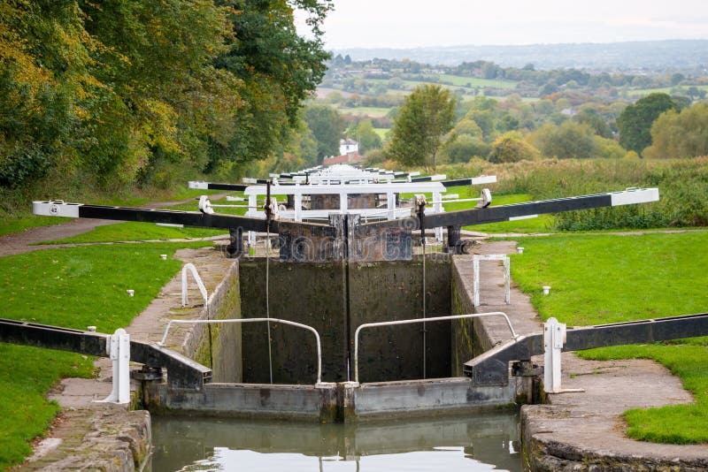 Caen Hill Locks stock photo. Image of devizes, locks - 134589922
