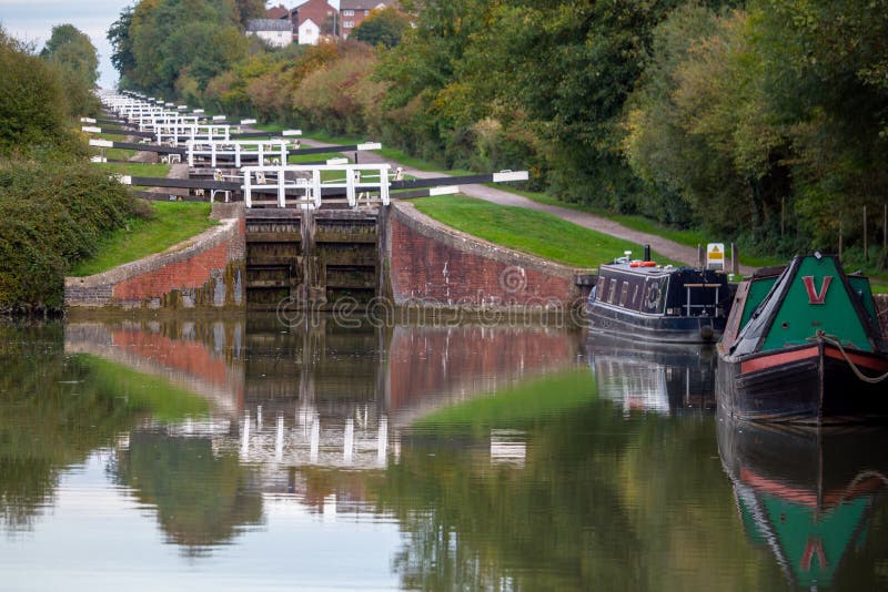 Caen Hill Locks stock photo. Image of devizes, locks - 134589922