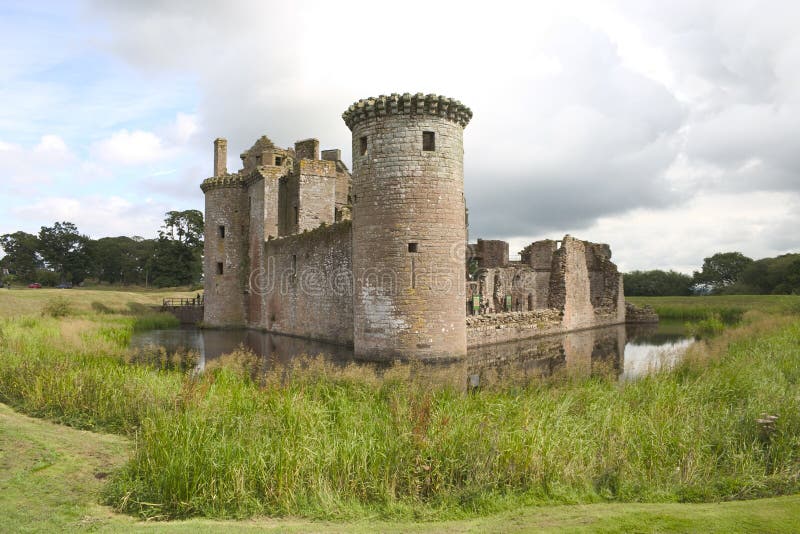 Caerlaverock Castle 2 stock photo. Image of prince, duchess - 199638