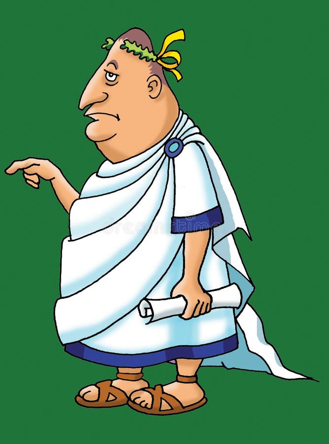 Julius Caesar Thumbs Up stock vector. Illustration of people - 26514641