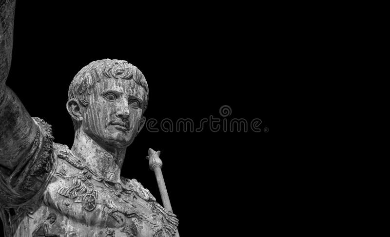 Caesar Augustus Nerva Roman Emperor Stock Image - Image of politics ...