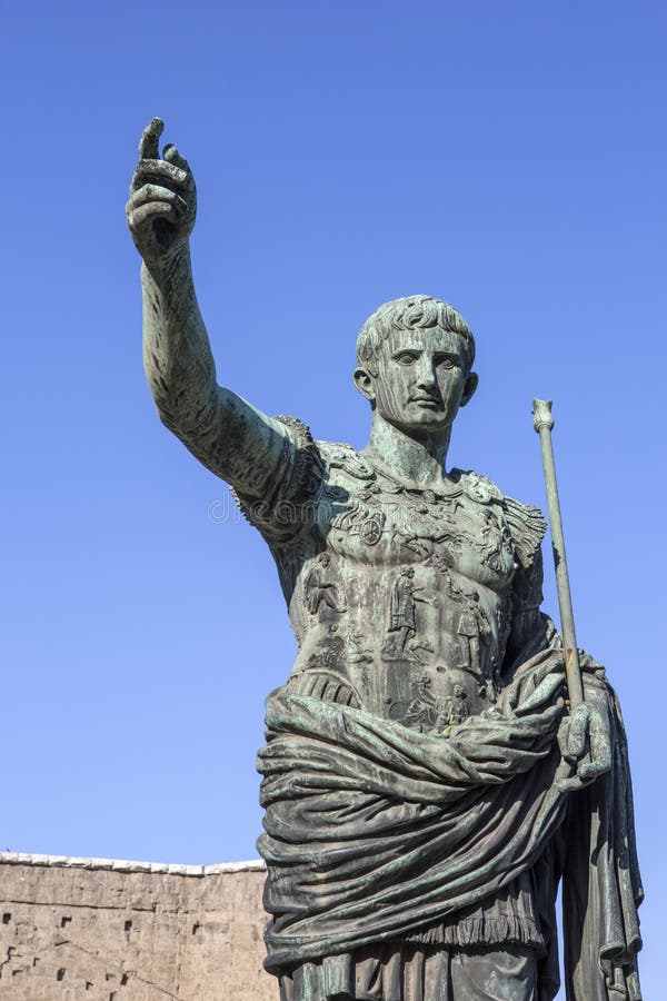 Caesar Augustus in Rome stock image. Image of italian - 30303909