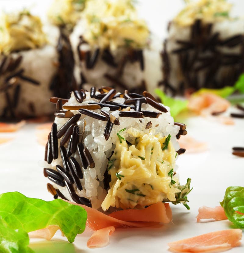 Caesar Roll stock photo. Image of lettuce, east, japanese - 12091546