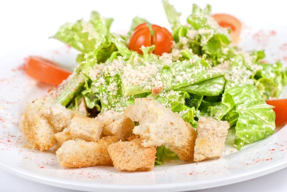 Caesar salad closeup stock image. Image of diet, horizontal - 13555883
