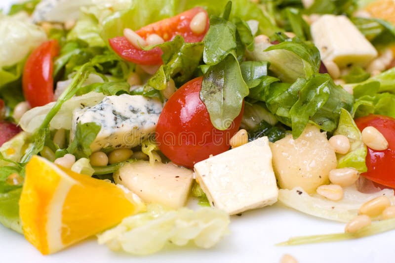 Caesar salad, macro stock image. Image of leaf, cellulose - 17323675