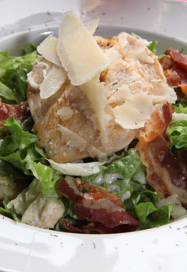 Caesar salad stock image. Image of eating, meal, tossed - 31240021