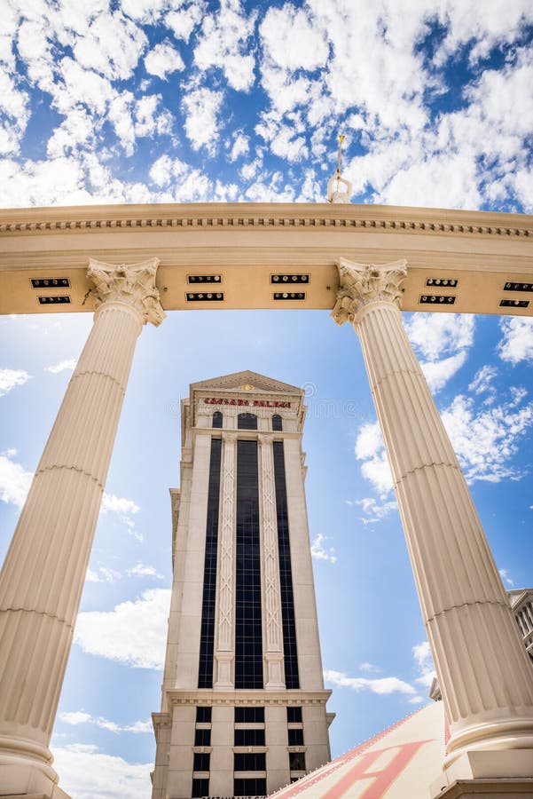 Caesars Palace Tower editorial stock photo. Image of palace - 44817168