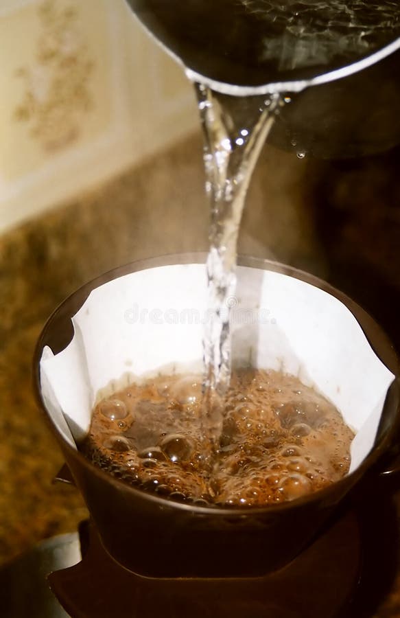 Café de filtración foto de archivo. Imagen de bebida - 40568392