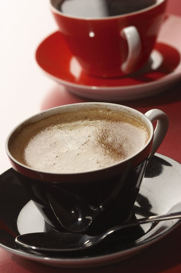 Café sólo foto de archivo. Imagen de placa, taza, bebida - 1125298