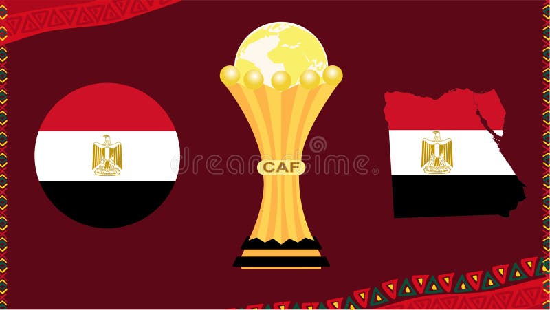 Can Cameroon 2021 Egypt Map and Flag Group D Teams Stock Vector - Illustration of player, ball ...
