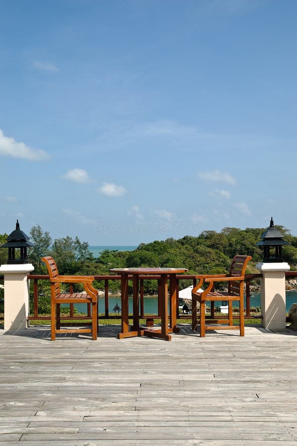 Cafe stock image. Image of cafe, tropical, wood, floor - 12606357