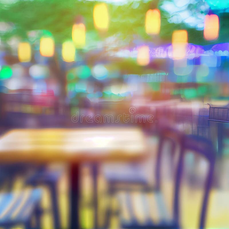 Cafe Background Blurred Background - AI Generated Image Stock Photo ...
