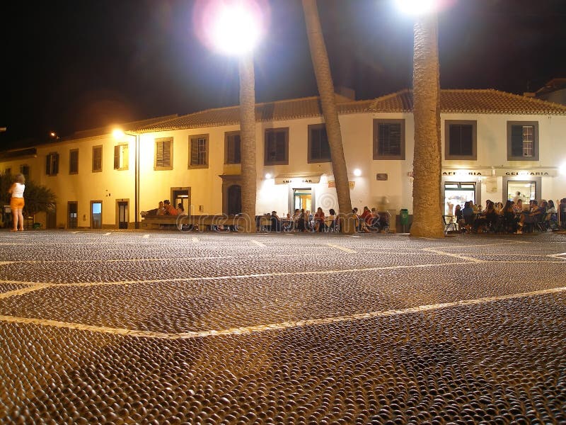 Cafe bar by night stock photo. Image of outdoor, chatter - 1849528