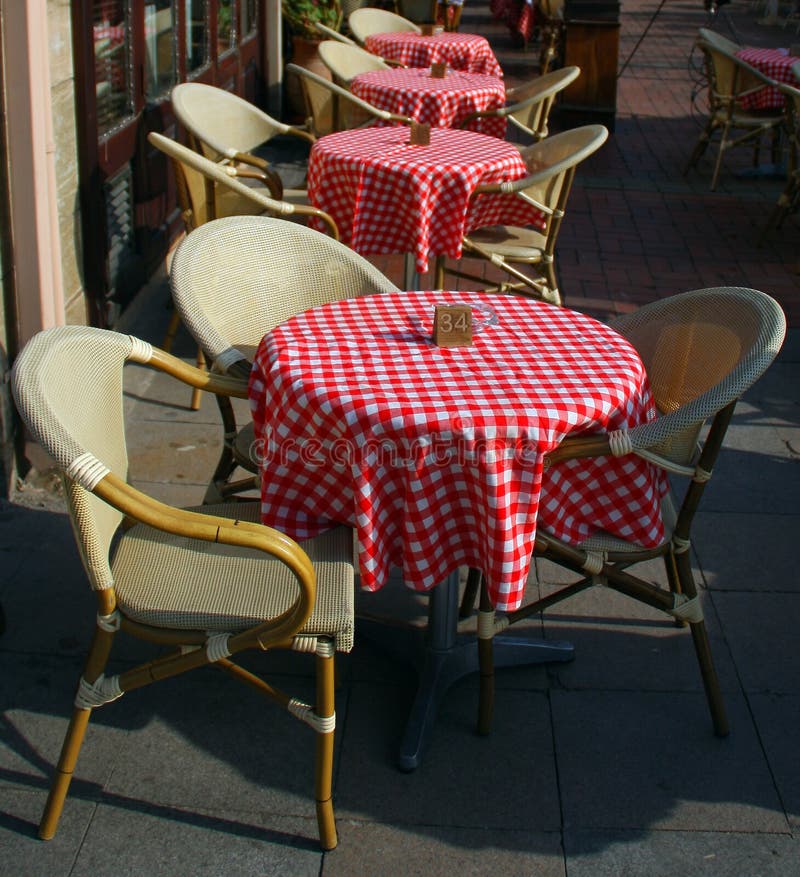 Cafe bar tables and chairs stock photo. Image of break - 21864308