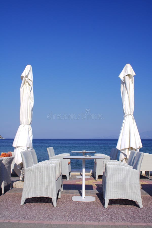 Cafe on beach stock image. Image of beach, relaxation - 3048895