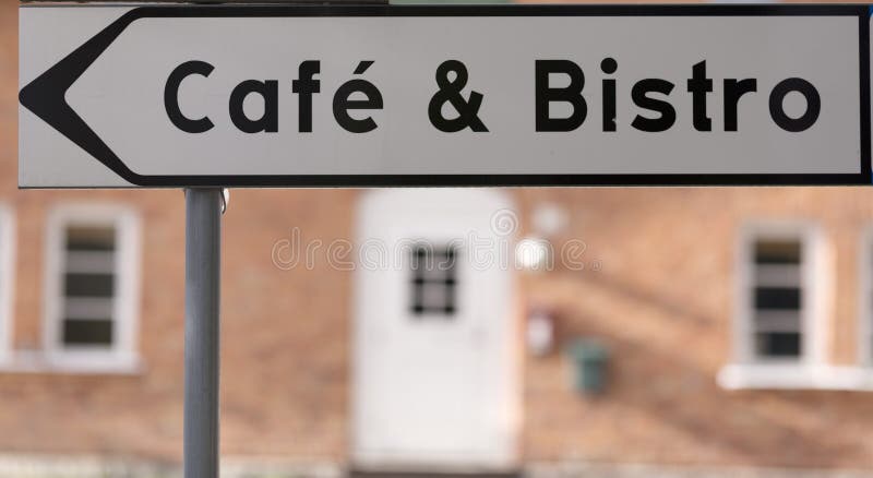 Bistro sign stock photo. Image of spot, deli, restaurant - 1487260