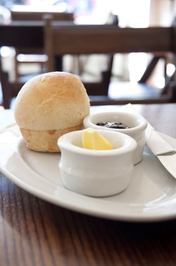 Cafe Bread Roll stock photo. Image of delicatessen, bread - 49031988