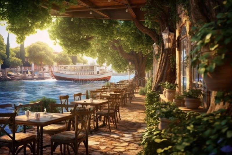 Cafe in the city stock image. Image of building, beautiful - 367719285