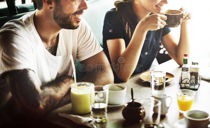 Cafe Coffee Restaurant Resting Relaxation Chill Concept Stock Photo ...