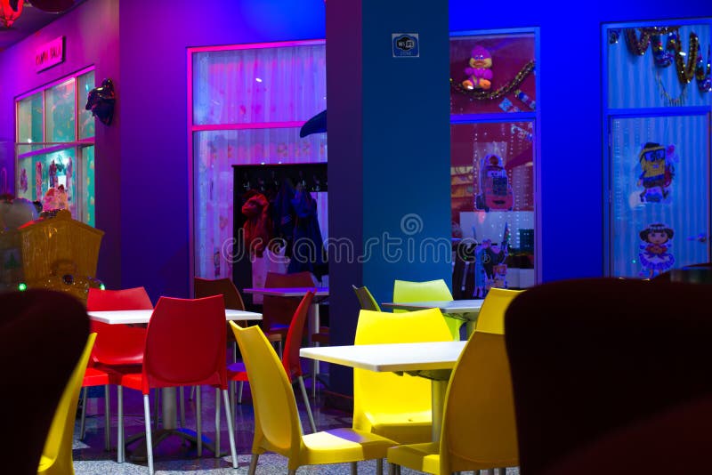 Cafe editorial stock image. Image of color, twilight - 71700684