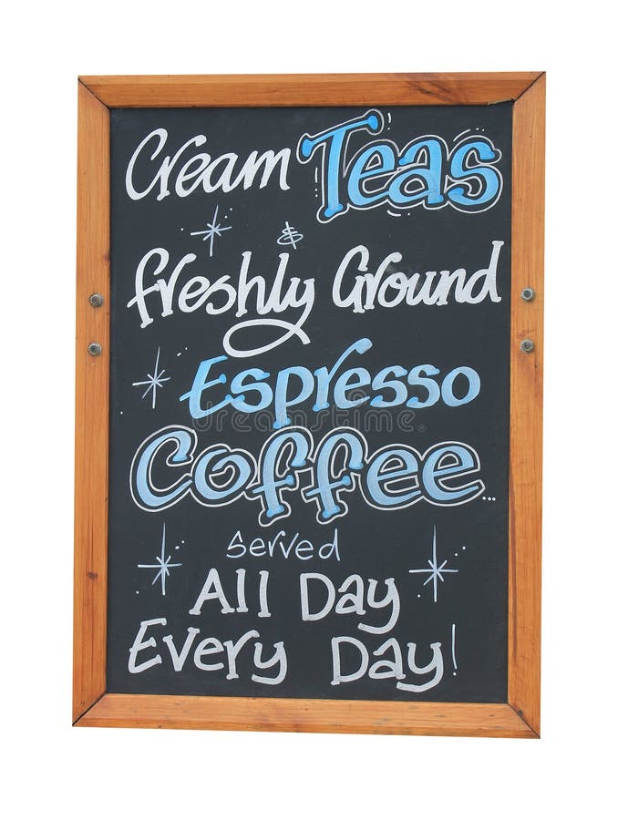 Cafe Cream Teas Sign Stock Photos - Free & Royalty-Free Stock Photos ...