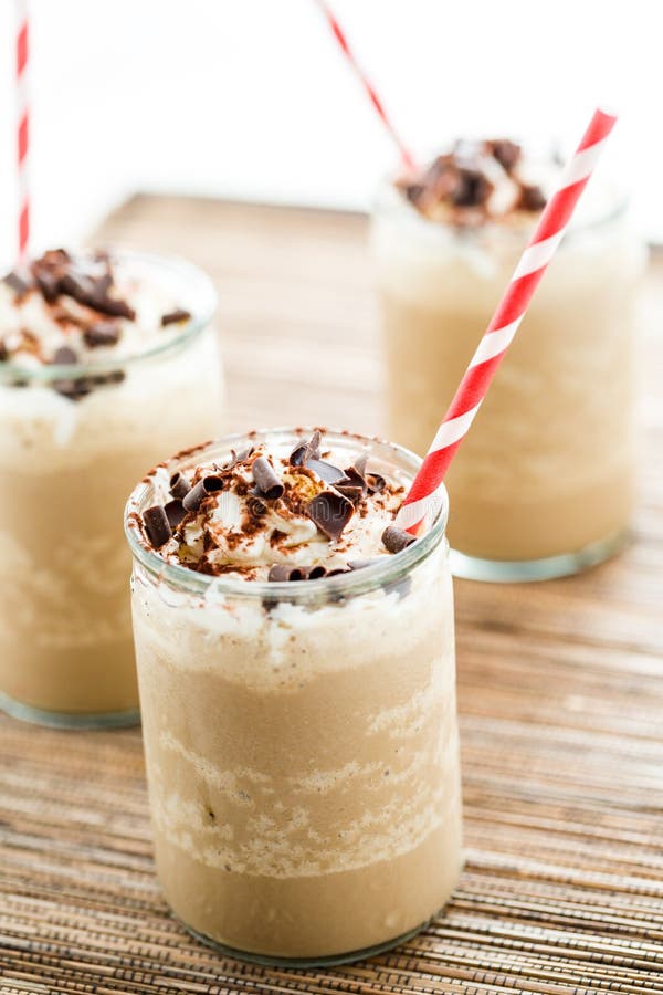 Cafe Creme Brulee Cold Drink Stock Photo - Image of fluffy, chantilly ...