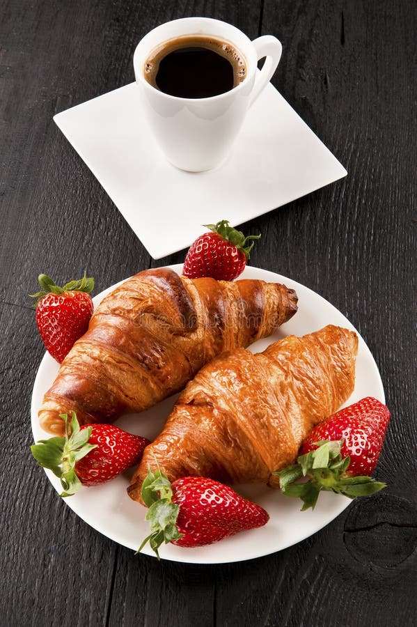Cafe and croissant stock photo. Image of dessert, cheese - 39243828